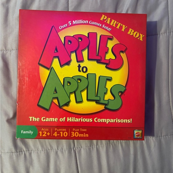 Mattel | Games | Mattel Apples To Apples Game Red And Green | Poshmark